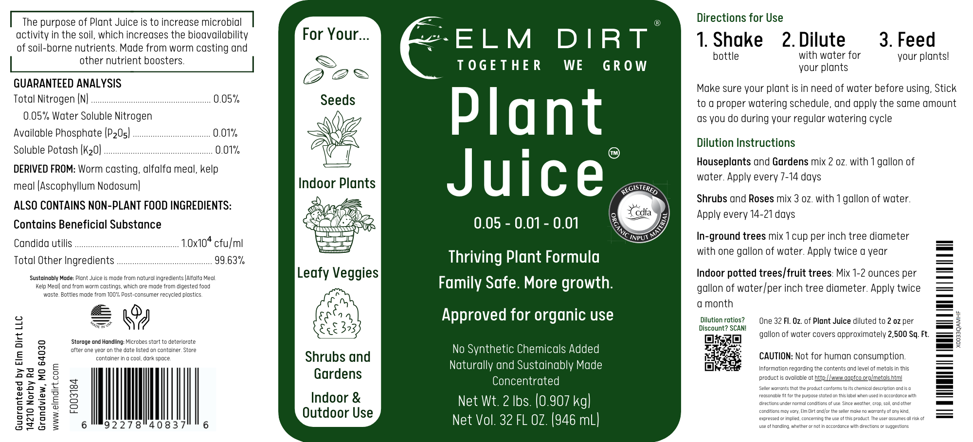 How to Read an Organic Fertilizer Label (NPK and Beyond) – Elm Dirt